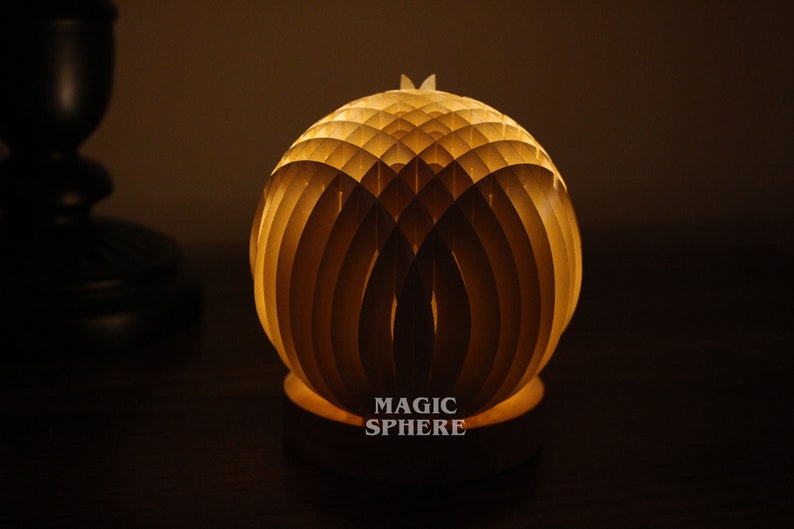 3D Birthday Popup Sphere Papercraft Template Papercut SVG - Etsy