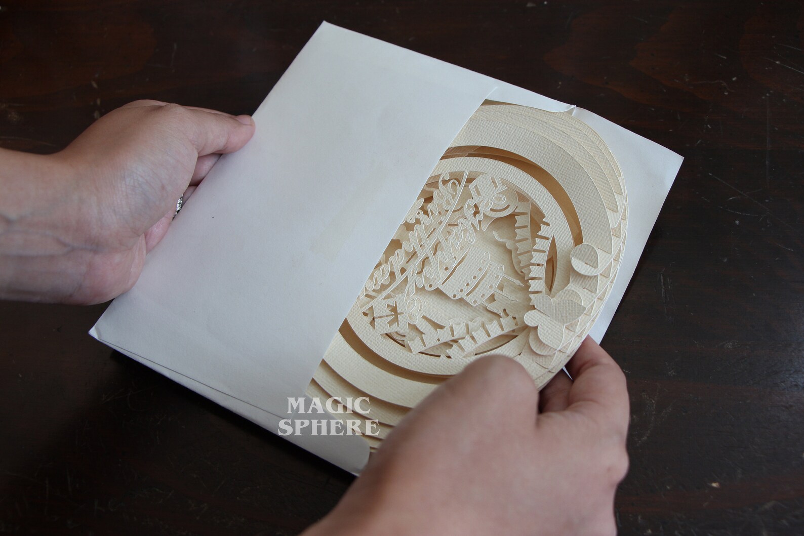 3D Birthday Popup Sphere Papercraft Template, Papercut SVG, Png Pdf ...
