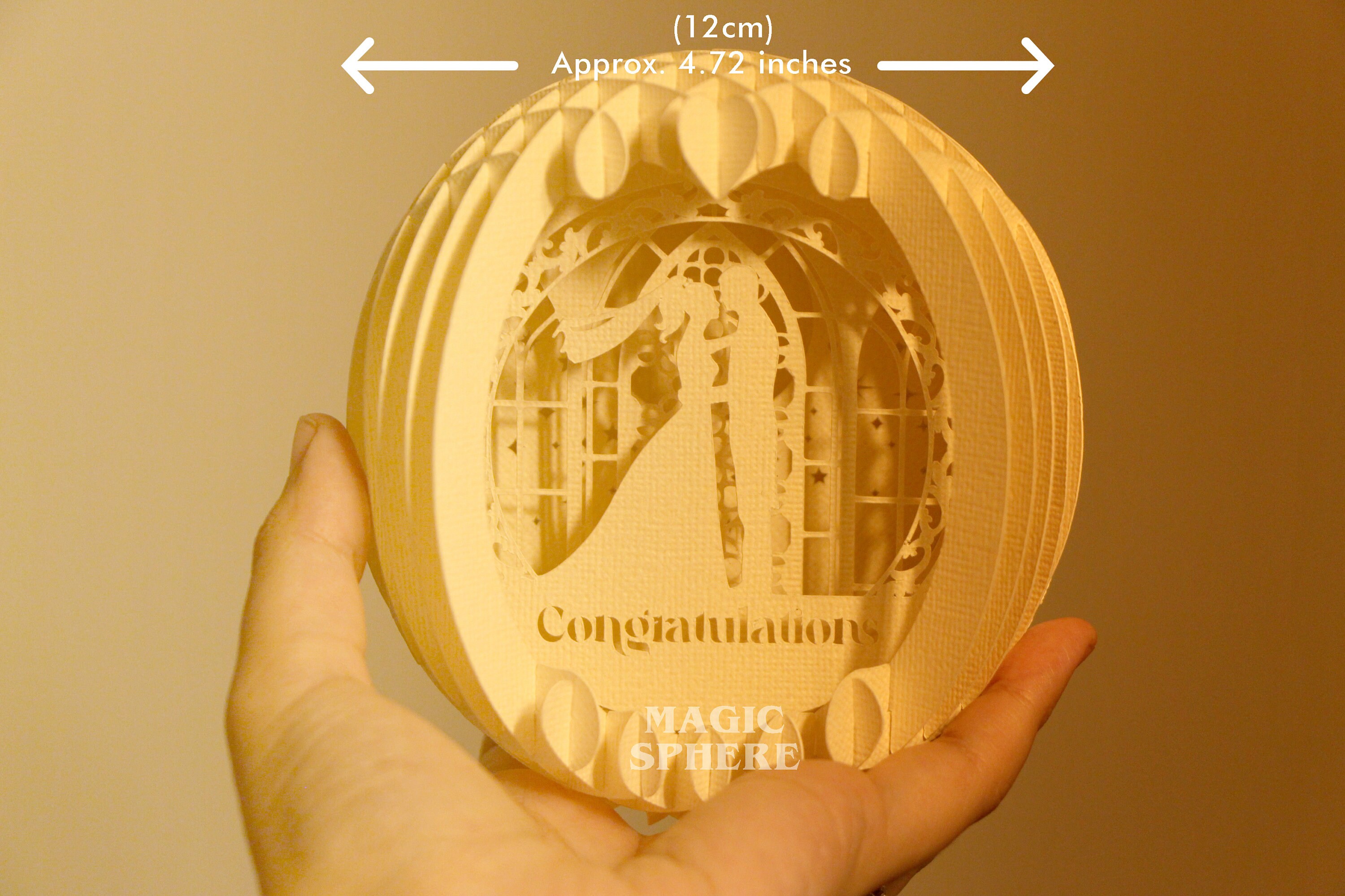 Wedding Popup Sphere Template SVG for Cricut Papercut - Etsy UK