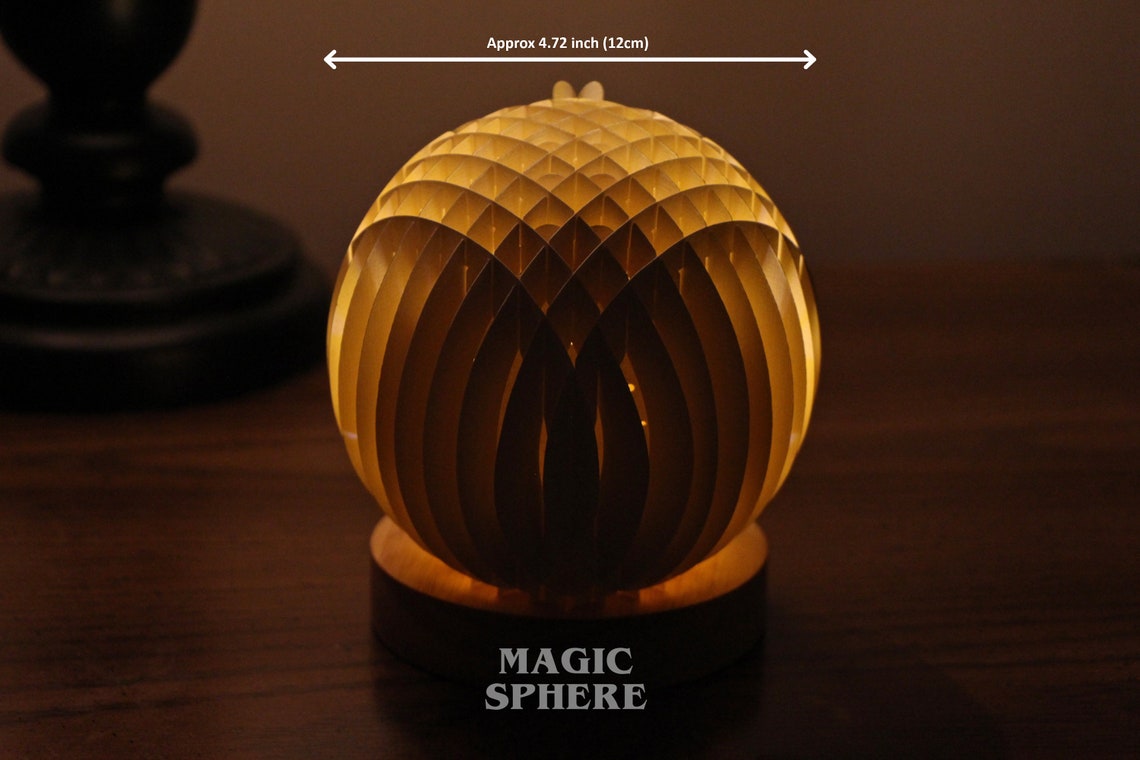 3D Happy Birthday Party Popup Sphere Papercraft Template - Etsy