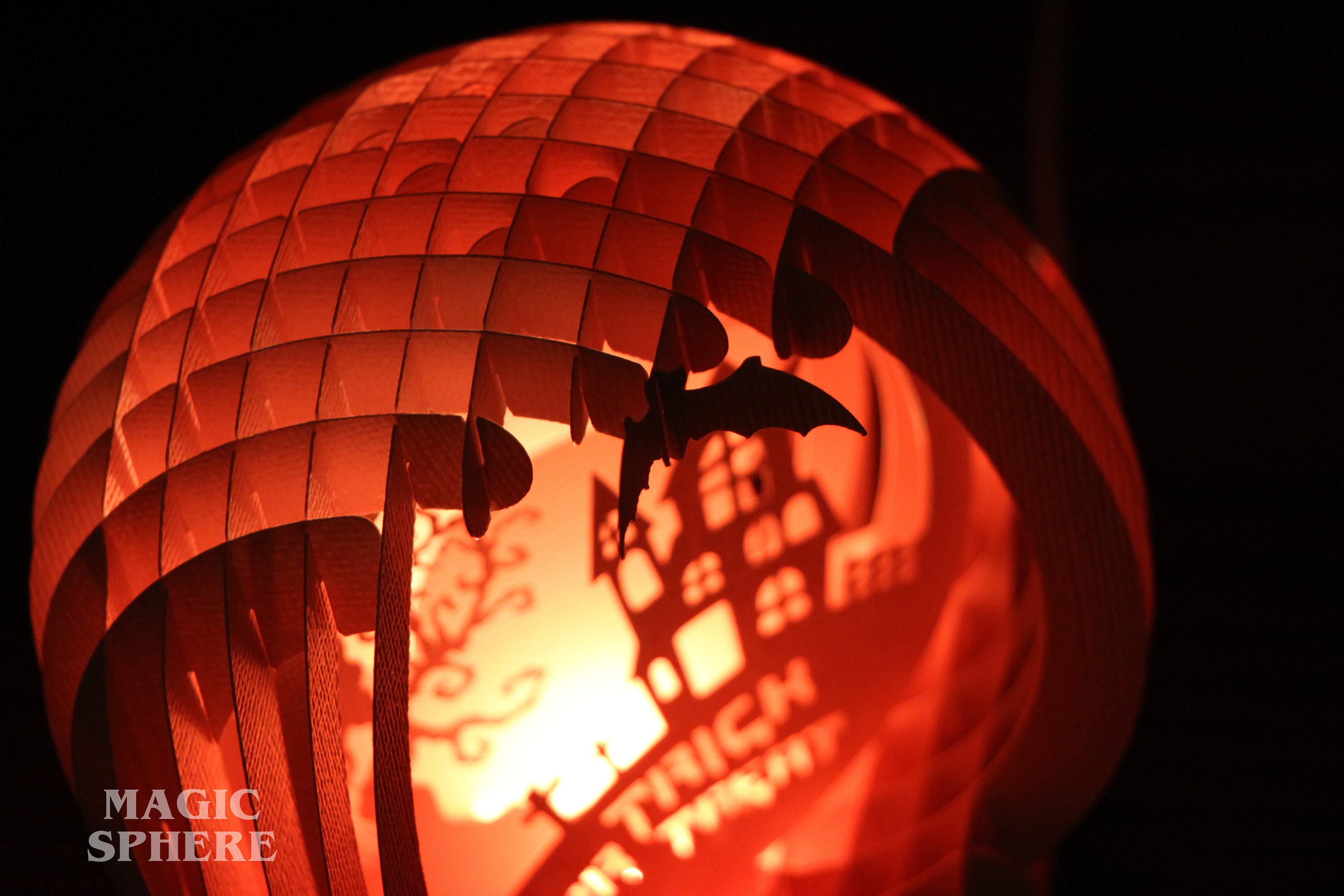 SVG Halloween Haunted House Popup Sphere Template, 3D Papercut, Popup ...