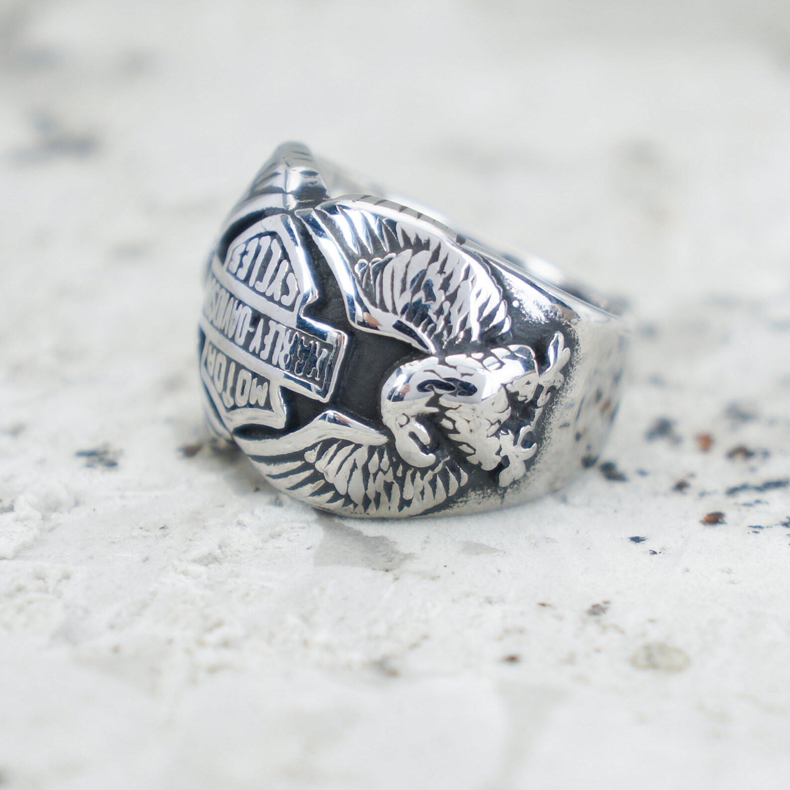 Harley Davidson Ring, Biker Ring, Motorcycle Ring, Silver Maker Jewelry ...