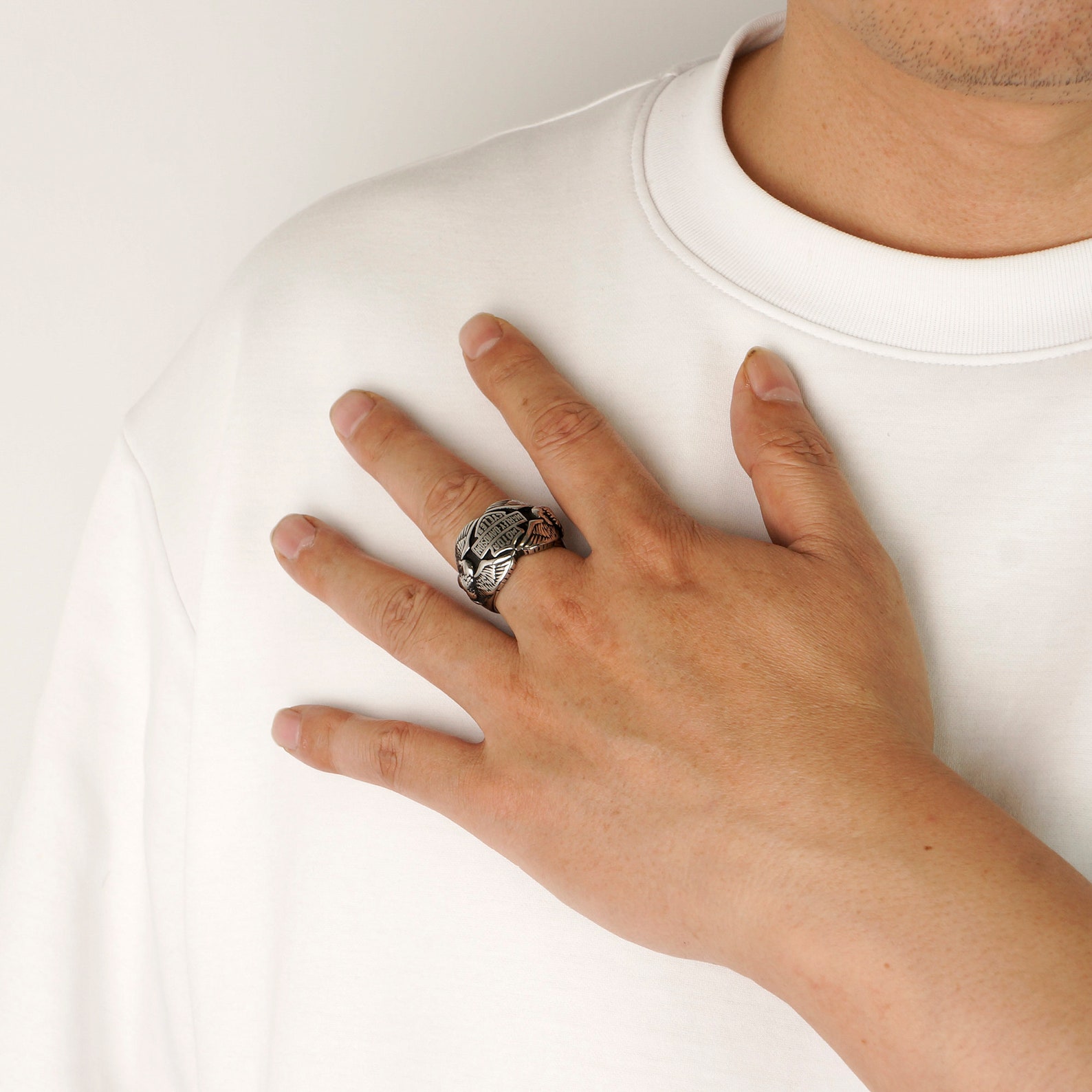 Harley Davidson Ring, Biker Ring, Motorcycle Ring, Silver Maker Jewelry ...