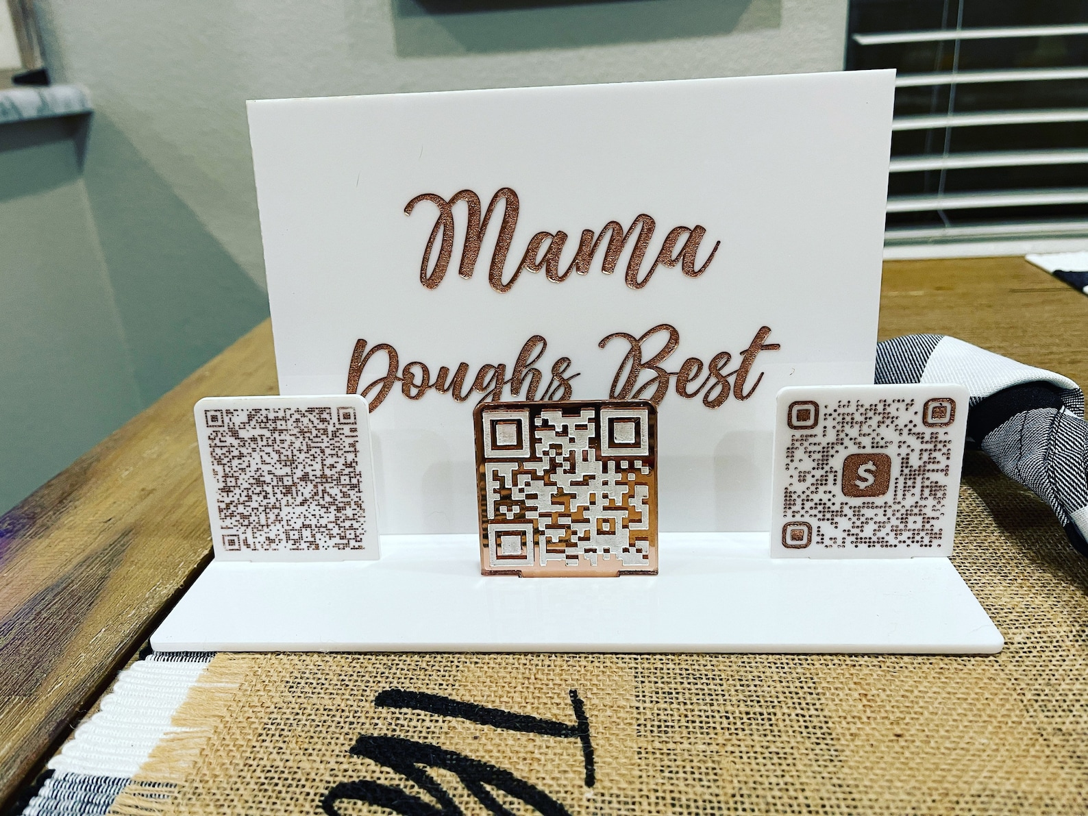 Acrylic QR Code Sign - Etsy