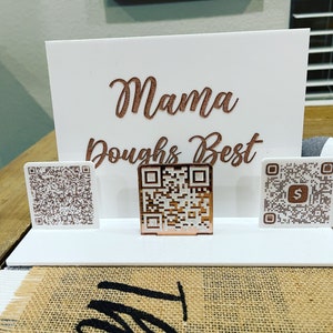 Acrylic QR Code Sign - Etsy