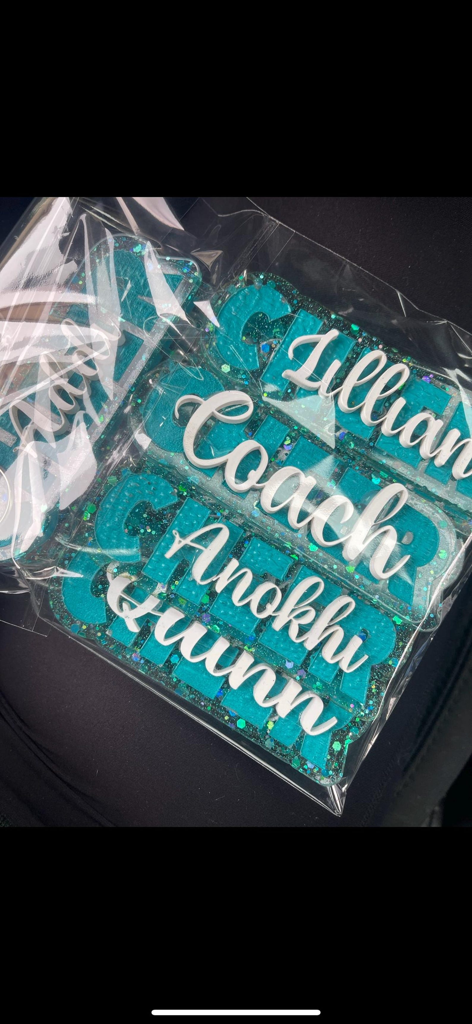 Customizable Cheer/dance Team Keychains - Etsy
