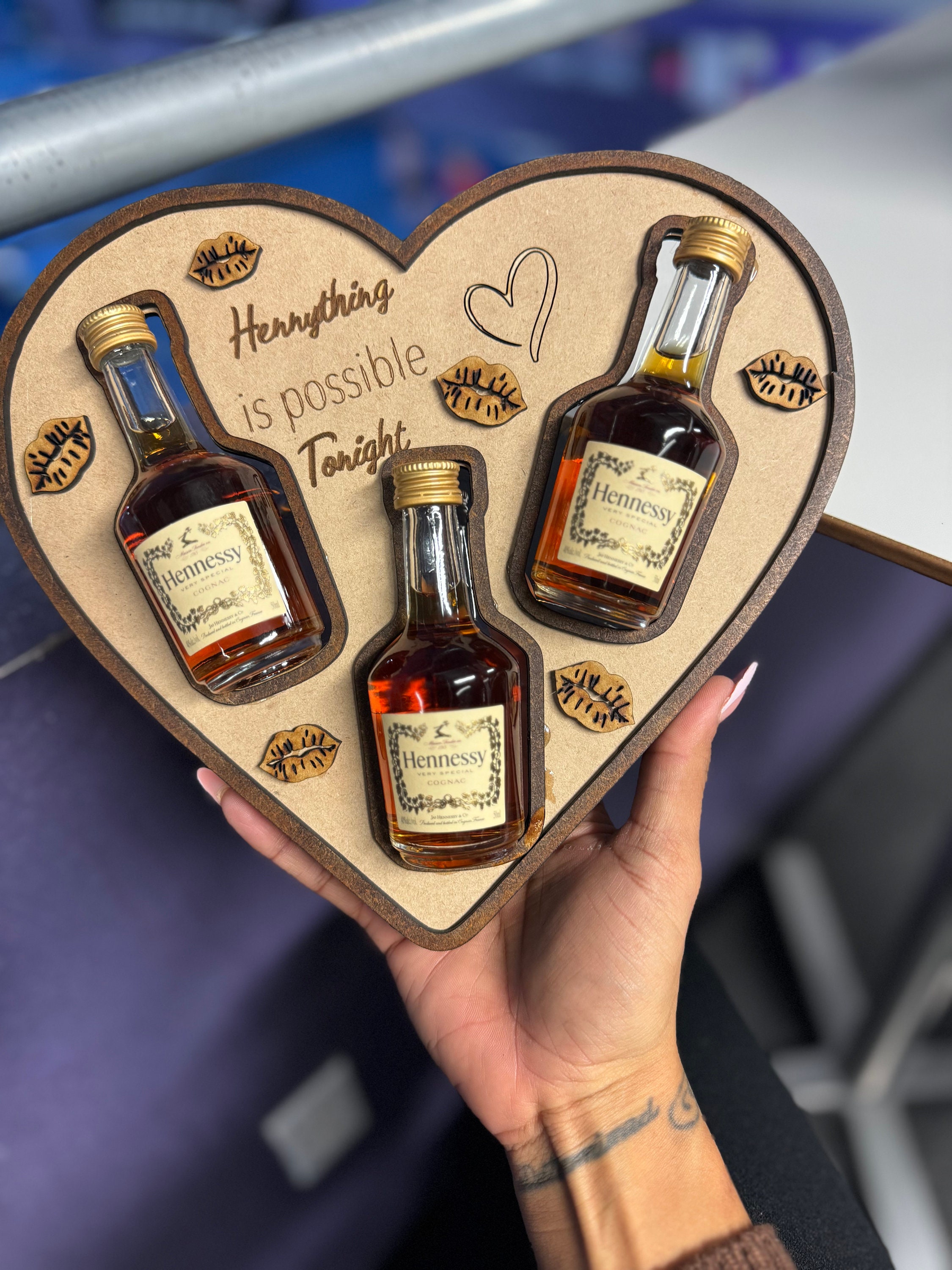 Valentines Liquor Box - Etsy