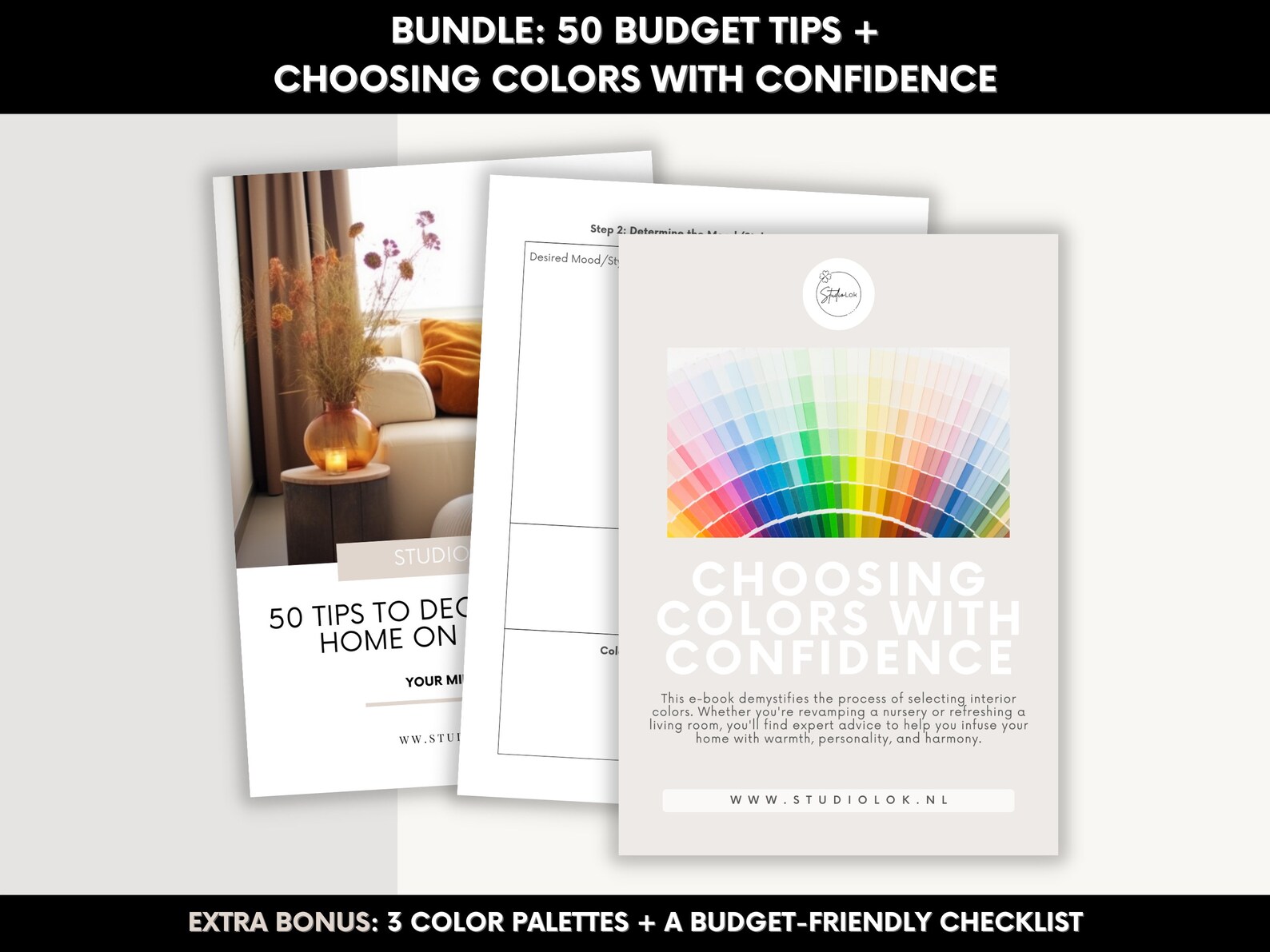 Home Improvement Bundle: Choosing Colors With Confidence + 50 Budget ...