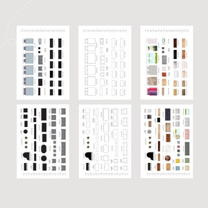 Printable Furniture Kit, Editable Furniture Kit, Customizable Furniture ...