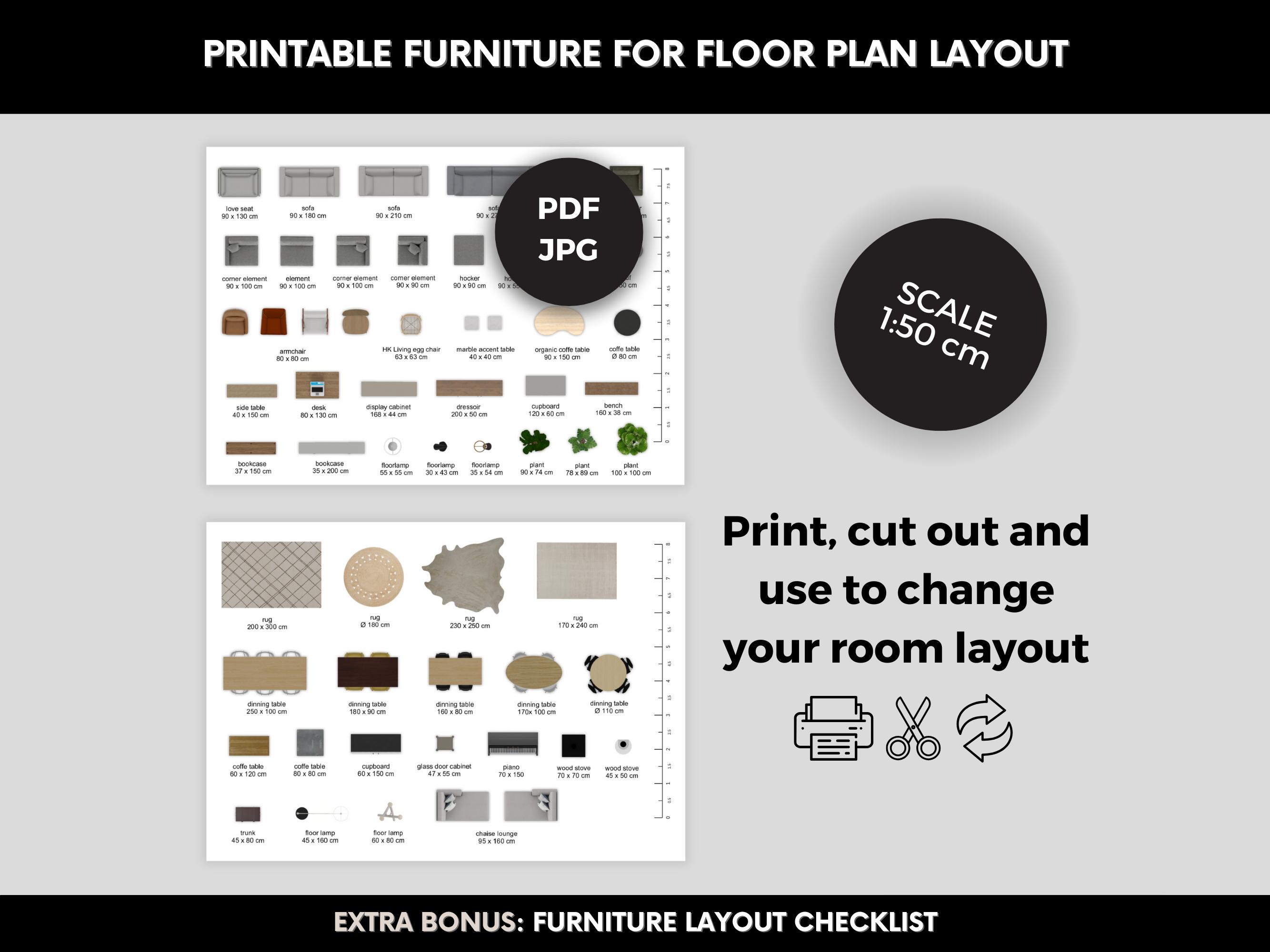 Template Scale Furniture Prepare Interior Change Floor Plan, Change ...