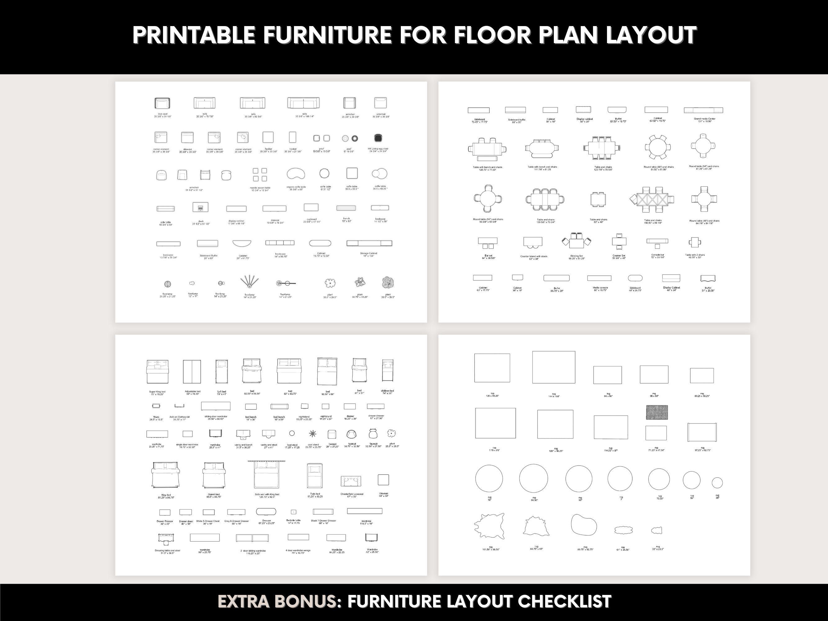 1 8 Printable Furniture Scale