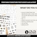Printable Furniture Bedroom and Living Room Template, Interior Design ...