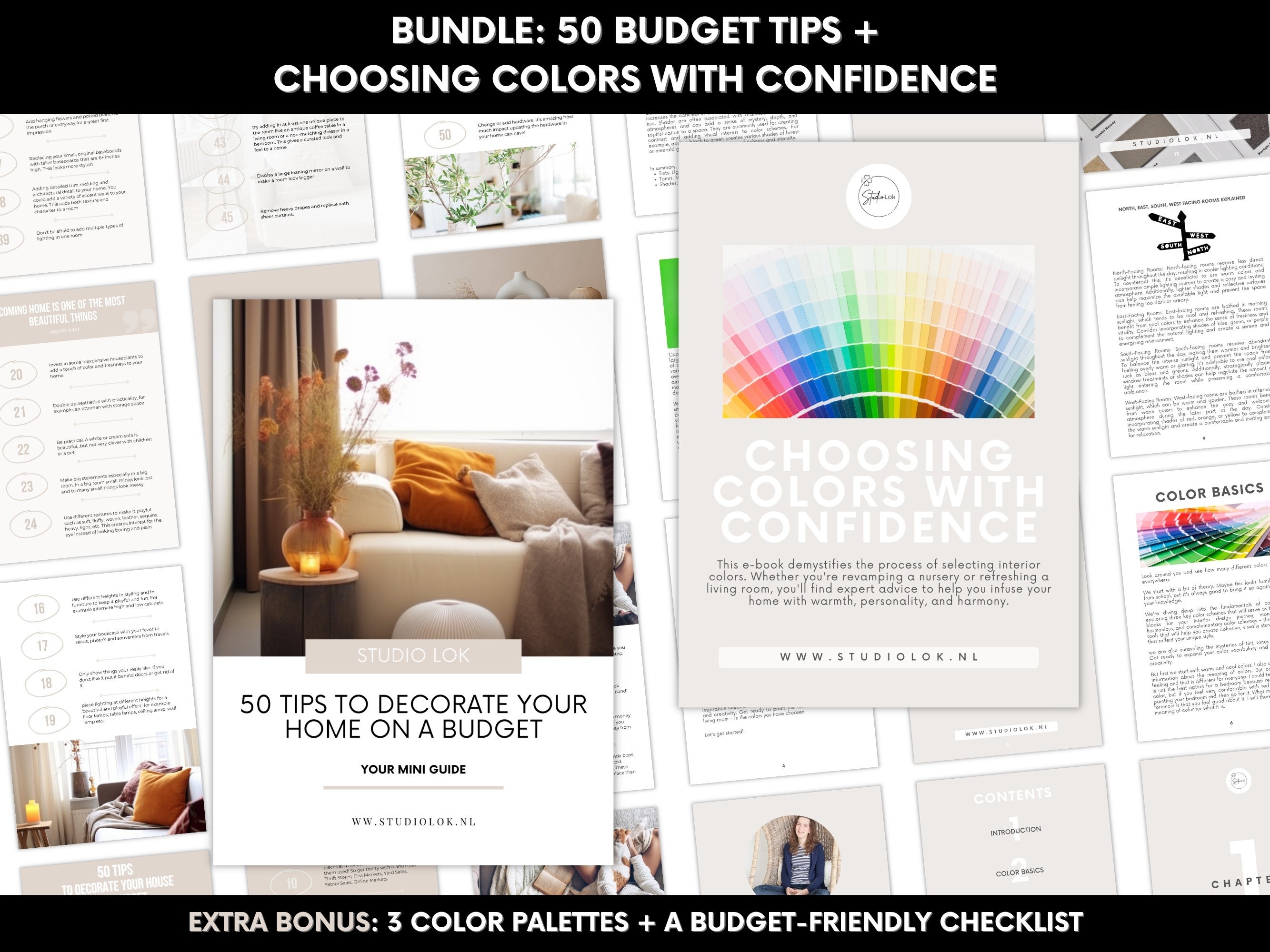 Home Improvement Bundle: Choosing Colors With Confidence + 50 Budget ...