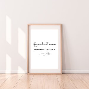 Quote Prints Wall Art, Black and White Prints, Motivational Quote ...