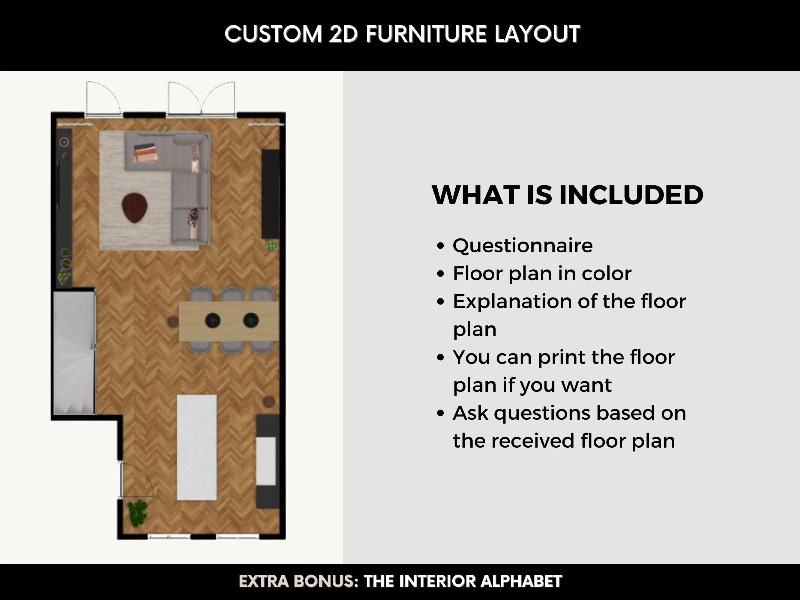 Floor Plan Design | Personalized Room Layout With Furniture & Styling ...