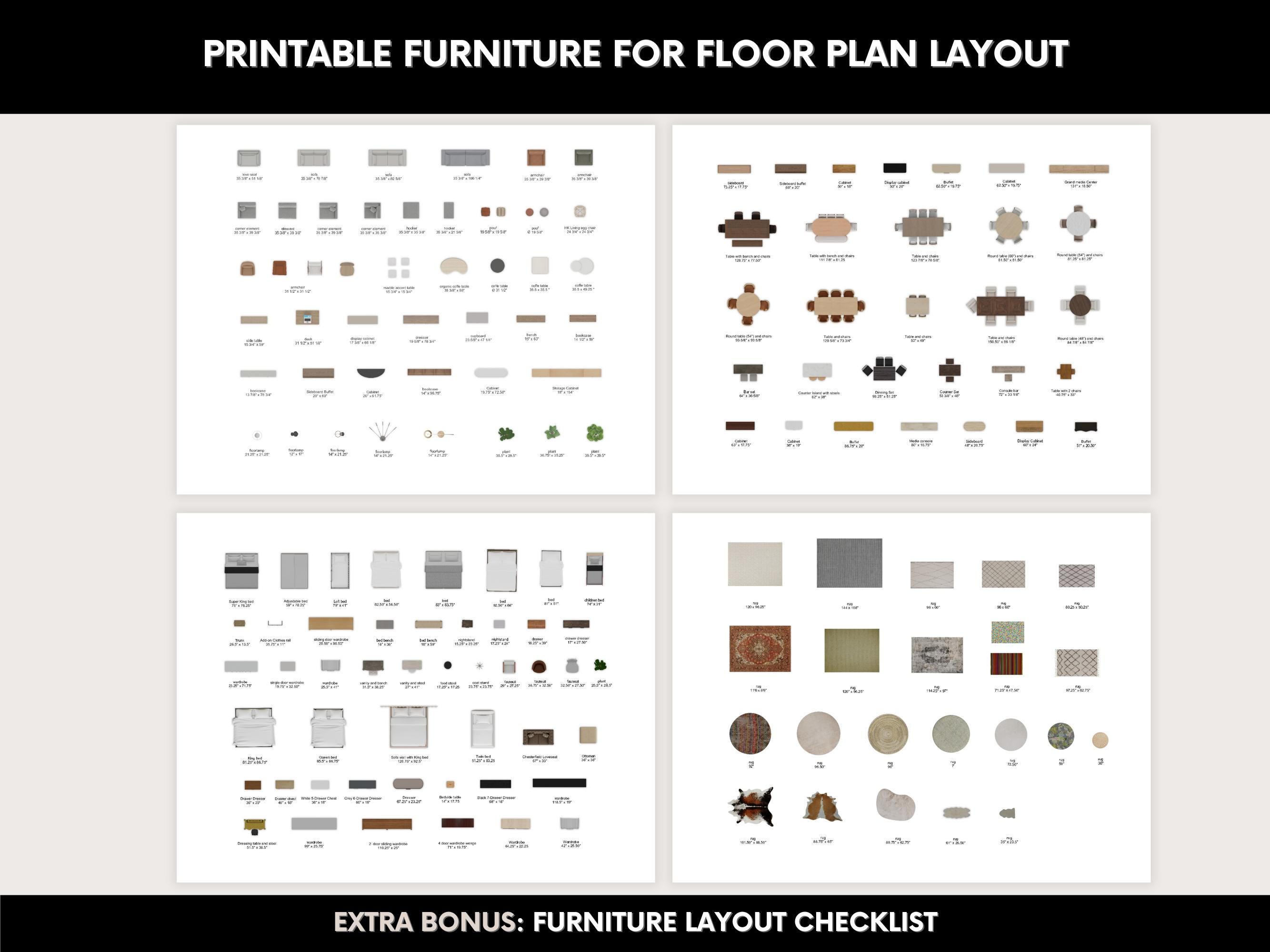 1 8 Printable Furniture Scale
