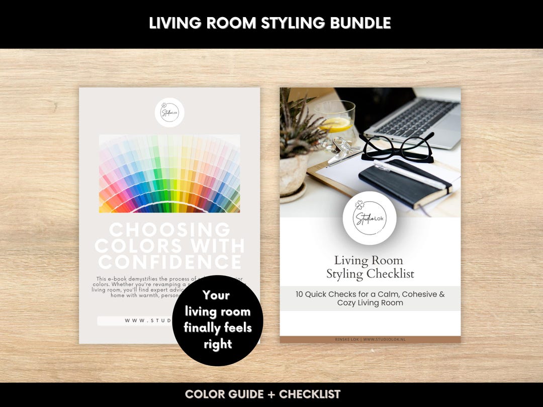 Living Room Styling Bundle | Color Guide + Checklist | Interior Design ...