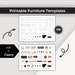 Editable Furniture Template Kit, DIY Floor Plan & Room Design in Canva ...