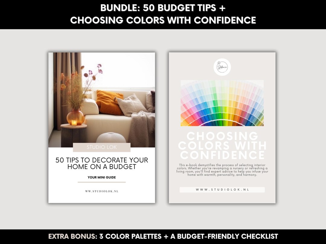 Home Improvement Bundle: Choosing Colors With Confidence + 50 Budget ...