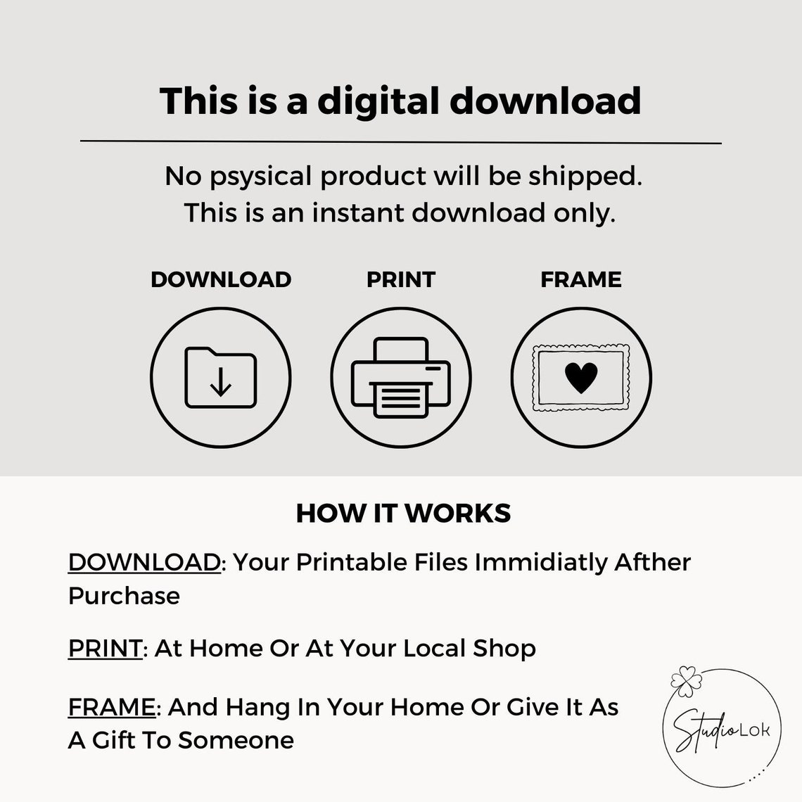 Printable Poster Digital Download Black & White, Quote Poster Believe ...