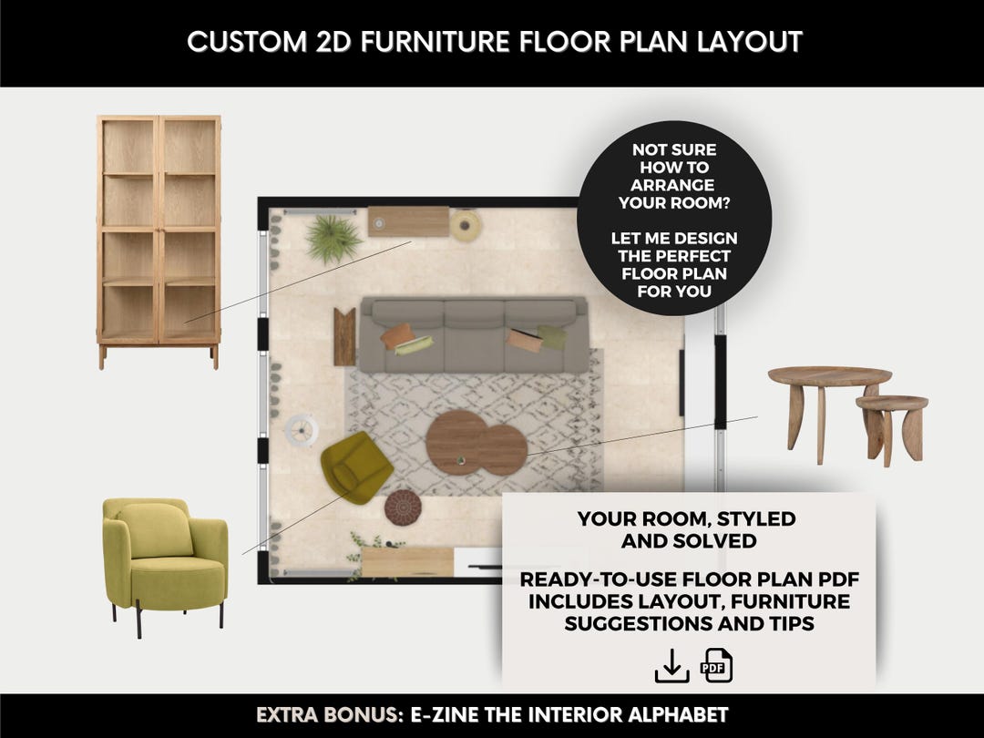 Floor Plan Design | Personalized Room Layout With Furniture & Styling ...