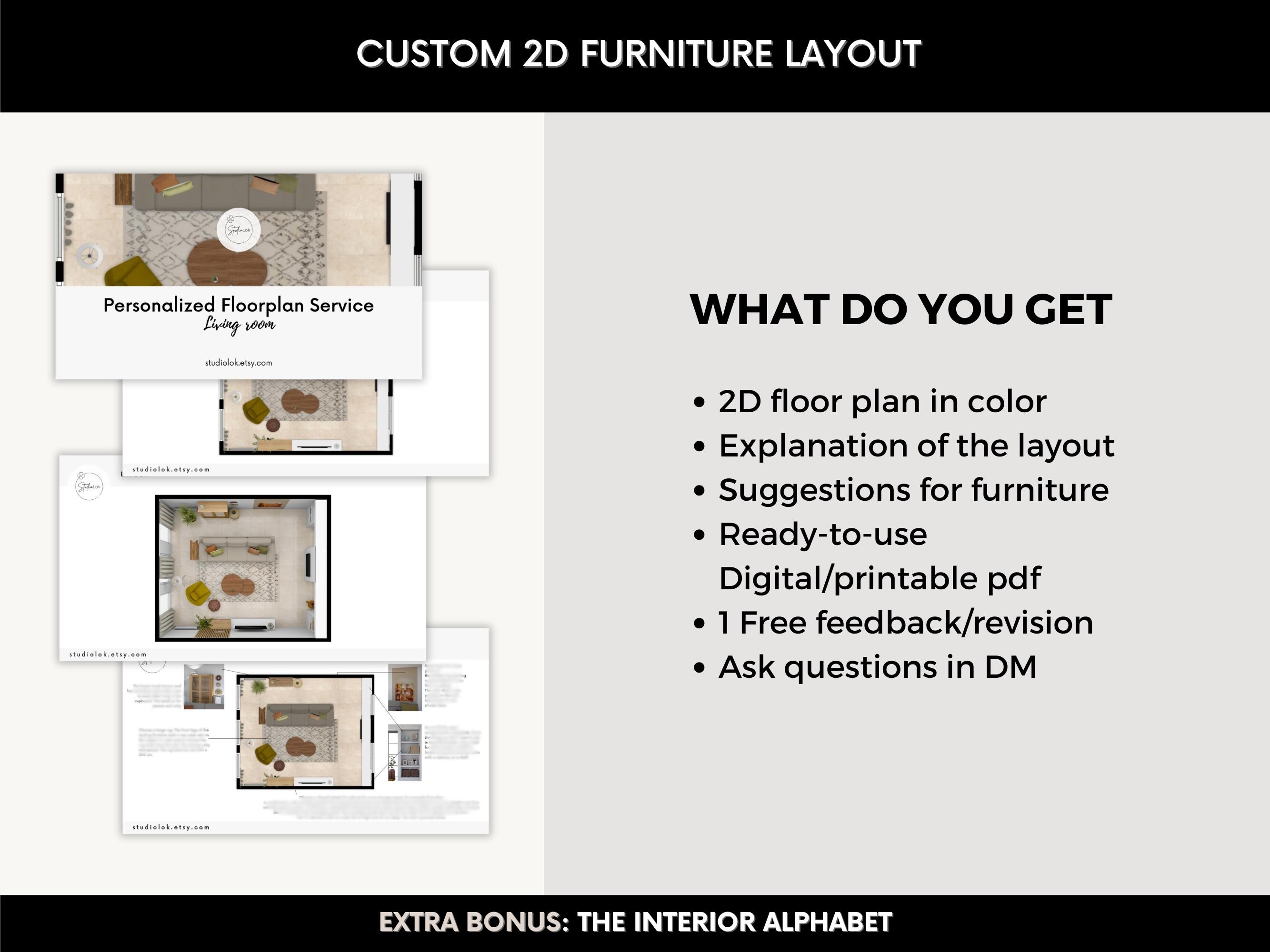 Floor Plan Design | Personalized Room Layout With Furniture & Styling ...