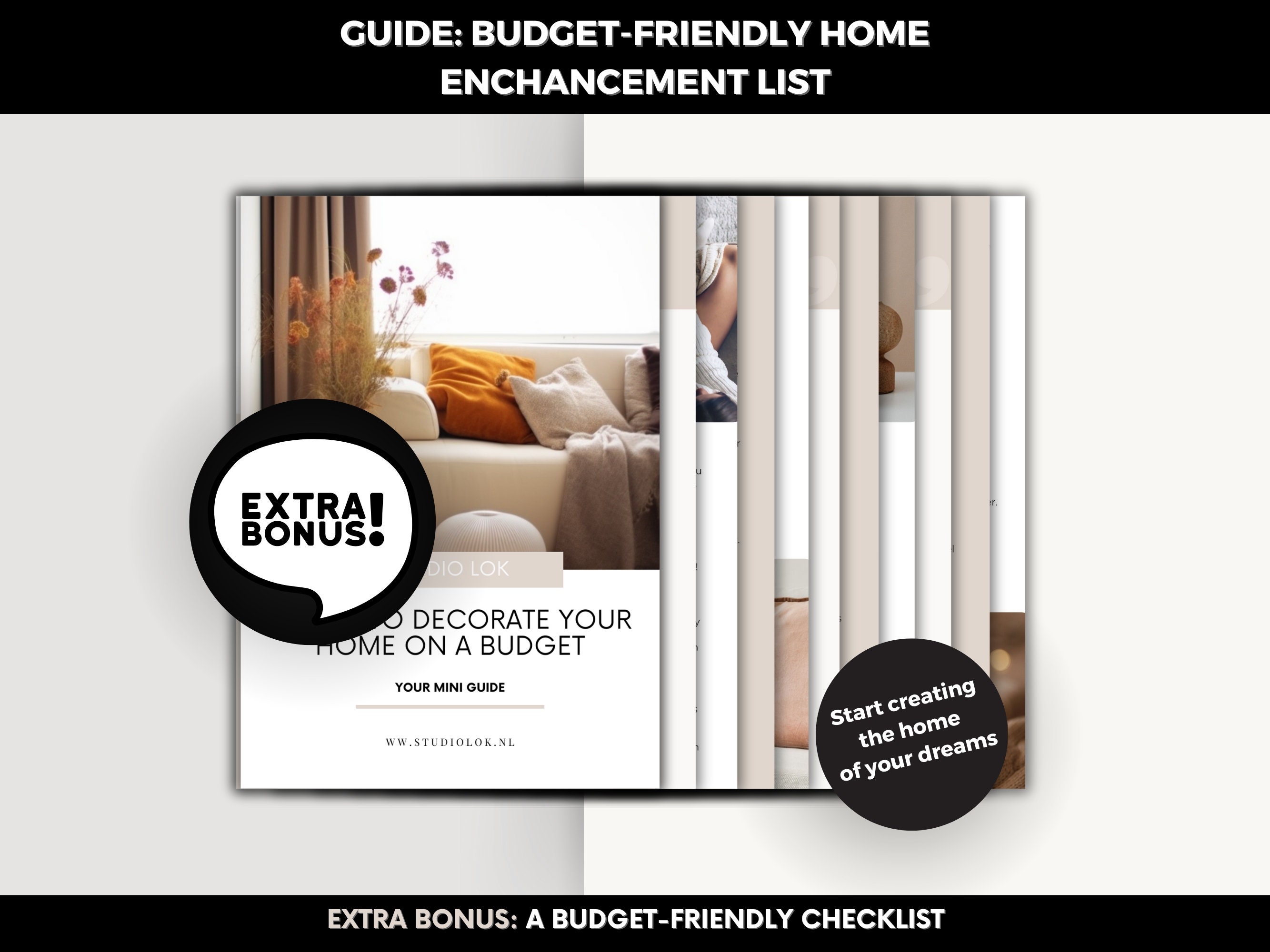 Home Improvement List to Decorate Your House on a Budget, Interior Tips ...