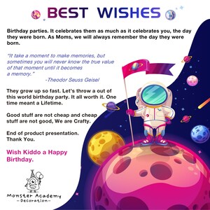 Outer Space Astronaut Birthday Party Balloon Decoration for Kids - Etsy