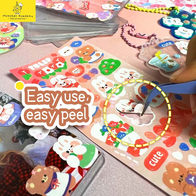 Guka Sticker Art and Craft for Kids - Etsy