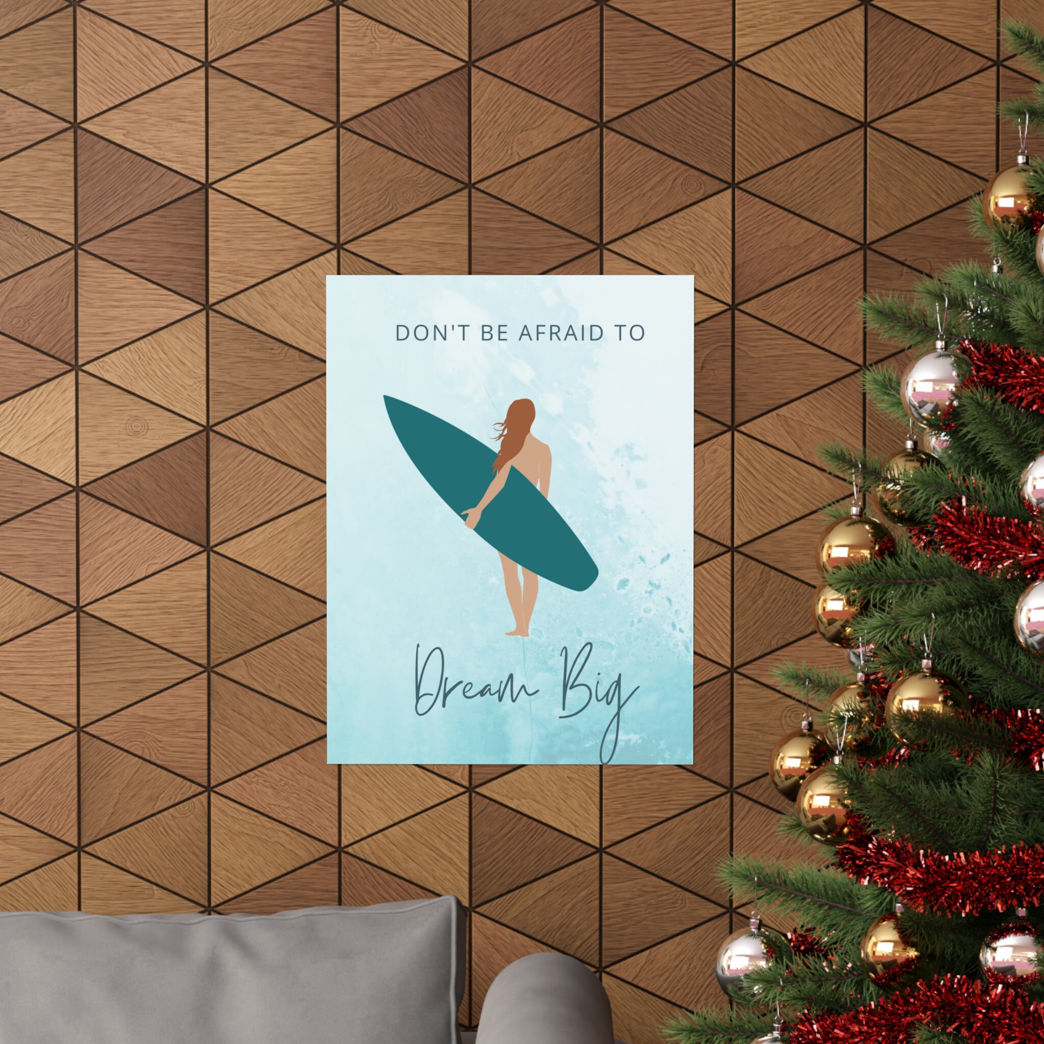Matte Vertical Posters-dream Big (ginger) - Etsy