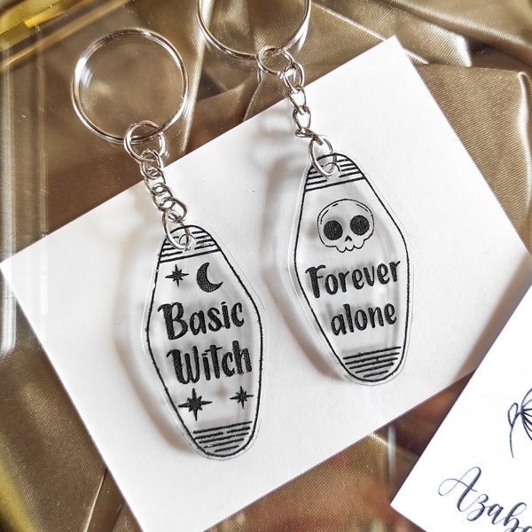 Witch Keychain - Etsy