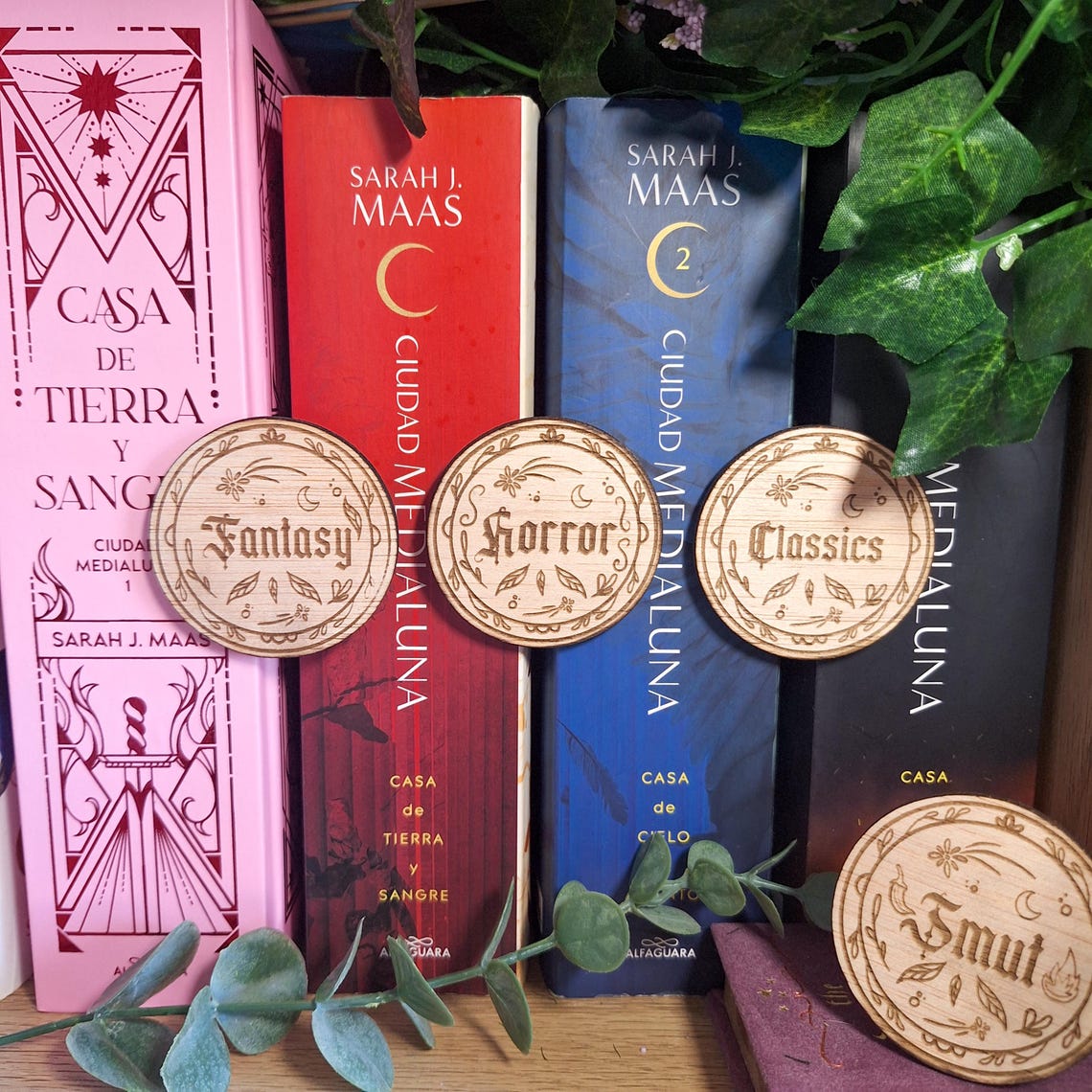 Minimalist Bookshelf Divider Sign: Book Lover Library Decor. Books ...