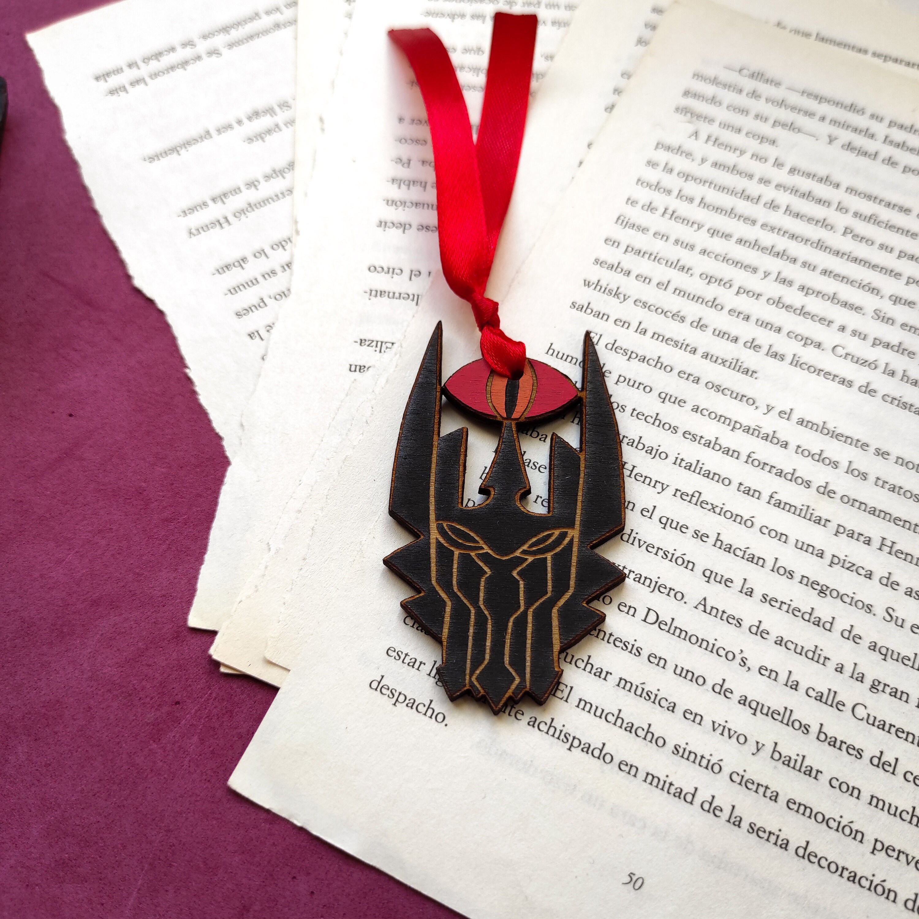 Lord of the Rings Bookmark. Sauron Towerl Bookmark. Booklover - Etsy