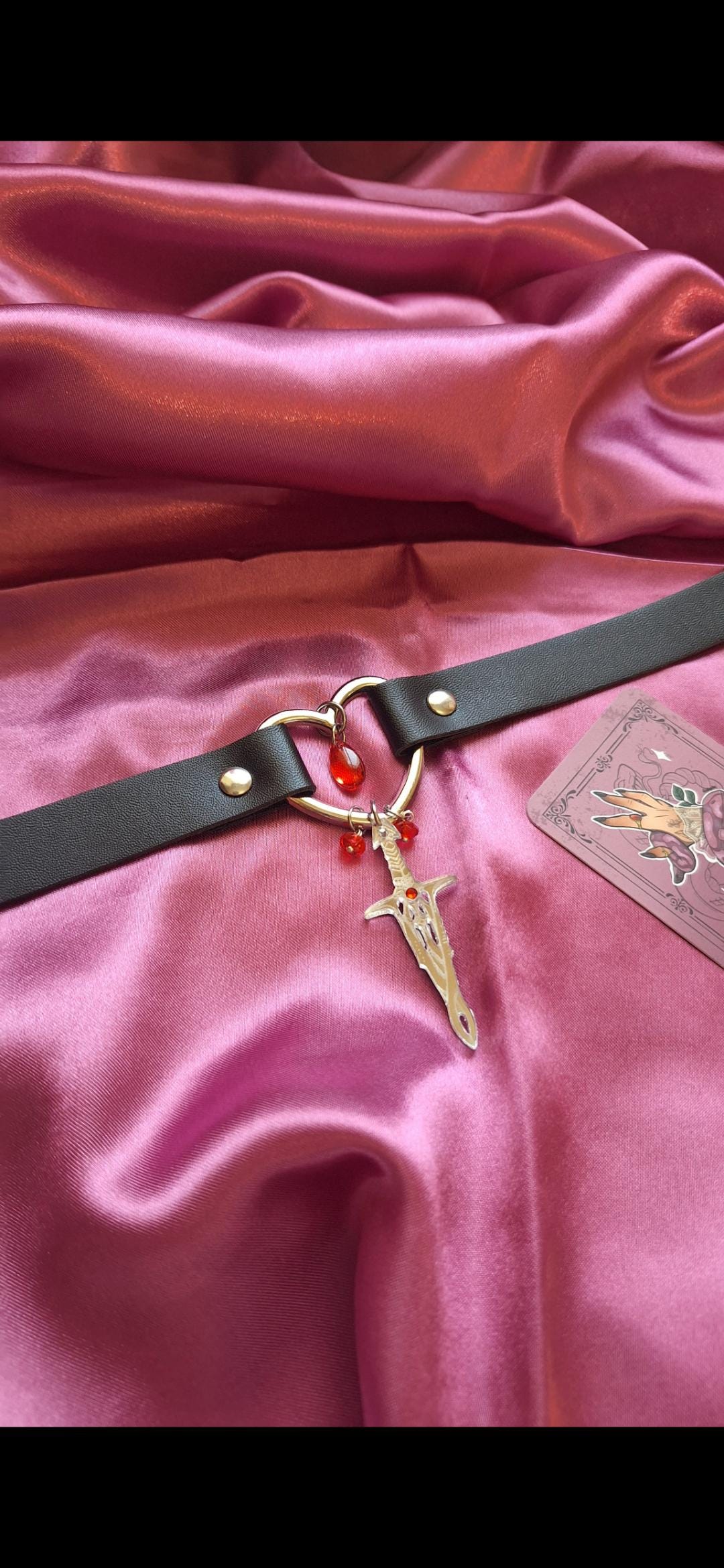 Astarion Choker: BG3 Necklace, Stainless Steel. BG3 Jewelry. Baldur's ...