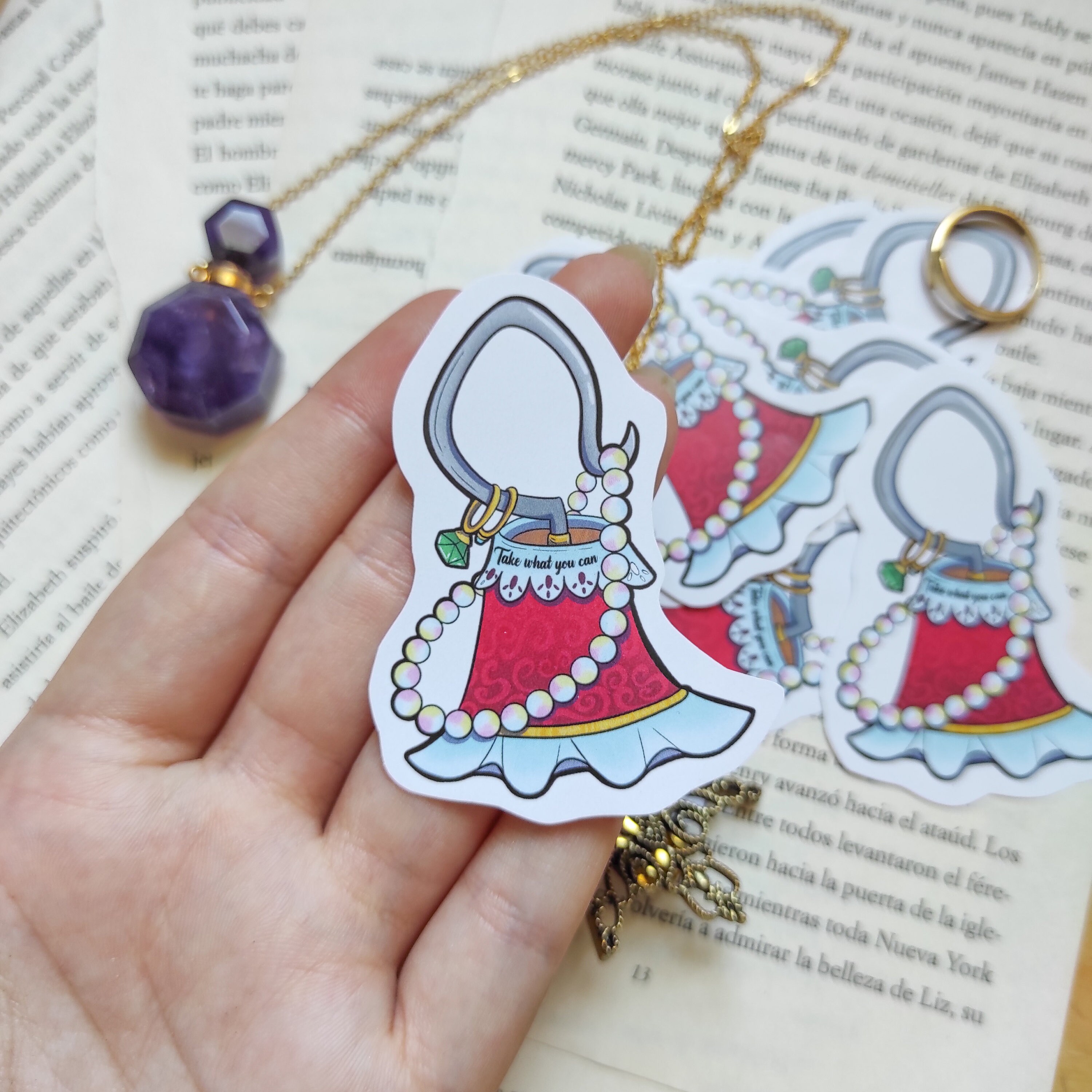 Captain Hook Sticker. Bookish Stickers. Peter Pan Stickers. - Etsy