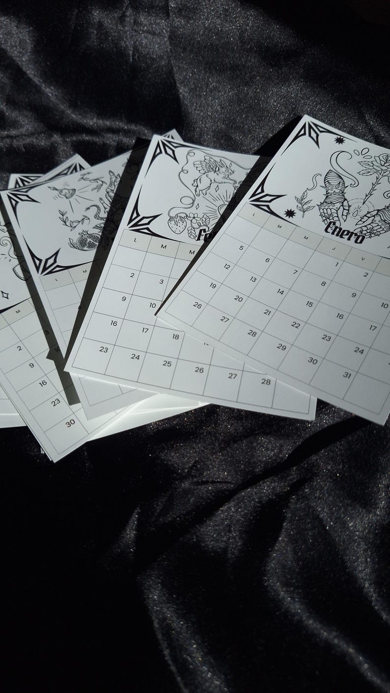 2026 Medieval Desk Callendar. Castlecore Stationary. Dark Fantasy ...