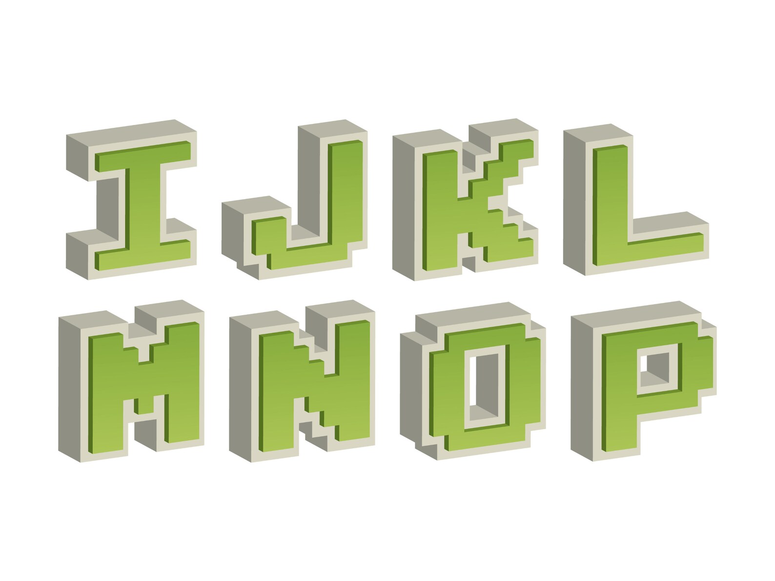 Arcade Alphabet Clipart, Pixel Alphabet Vector Png Eps Ai, Arcade Pixel ...