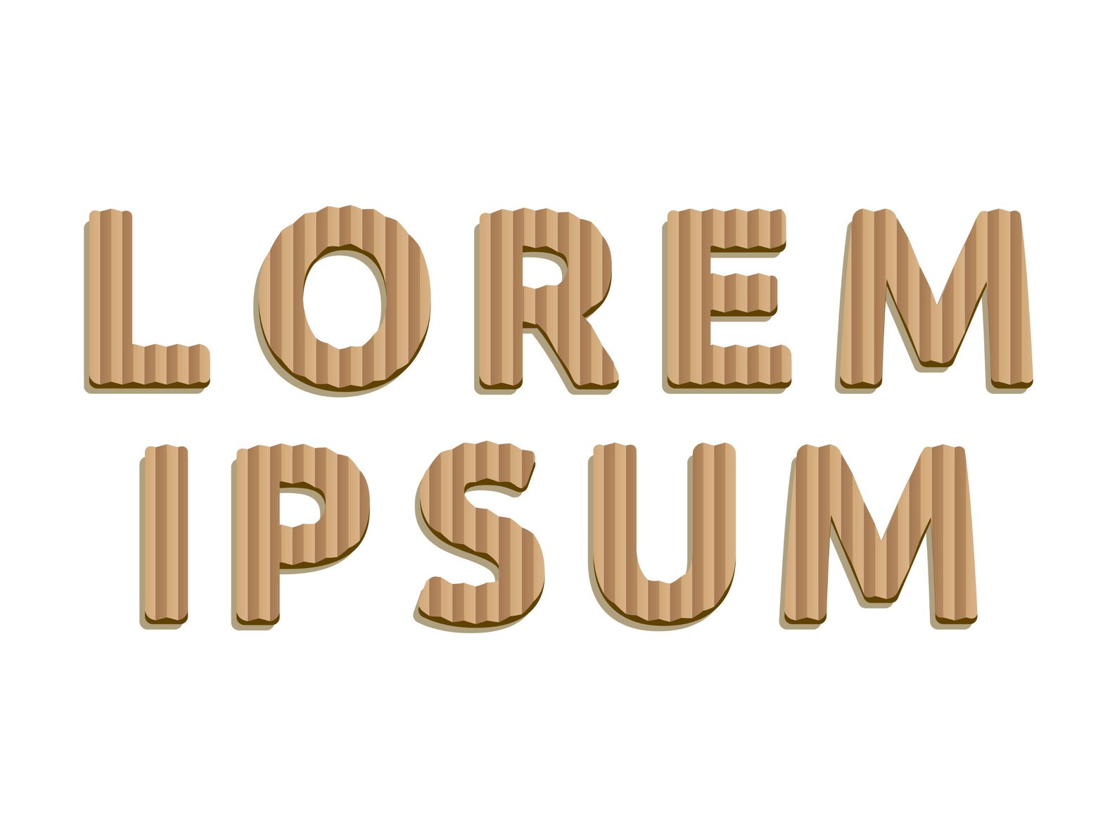 Cardboard Alphabet Clipart, Craft Alphabet Vector Png Svg Eps Ai, Beige ...