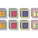 Colorful Baby Blocks Alphabet Clipart, Toy Blocks Alphabet Vector Png ...