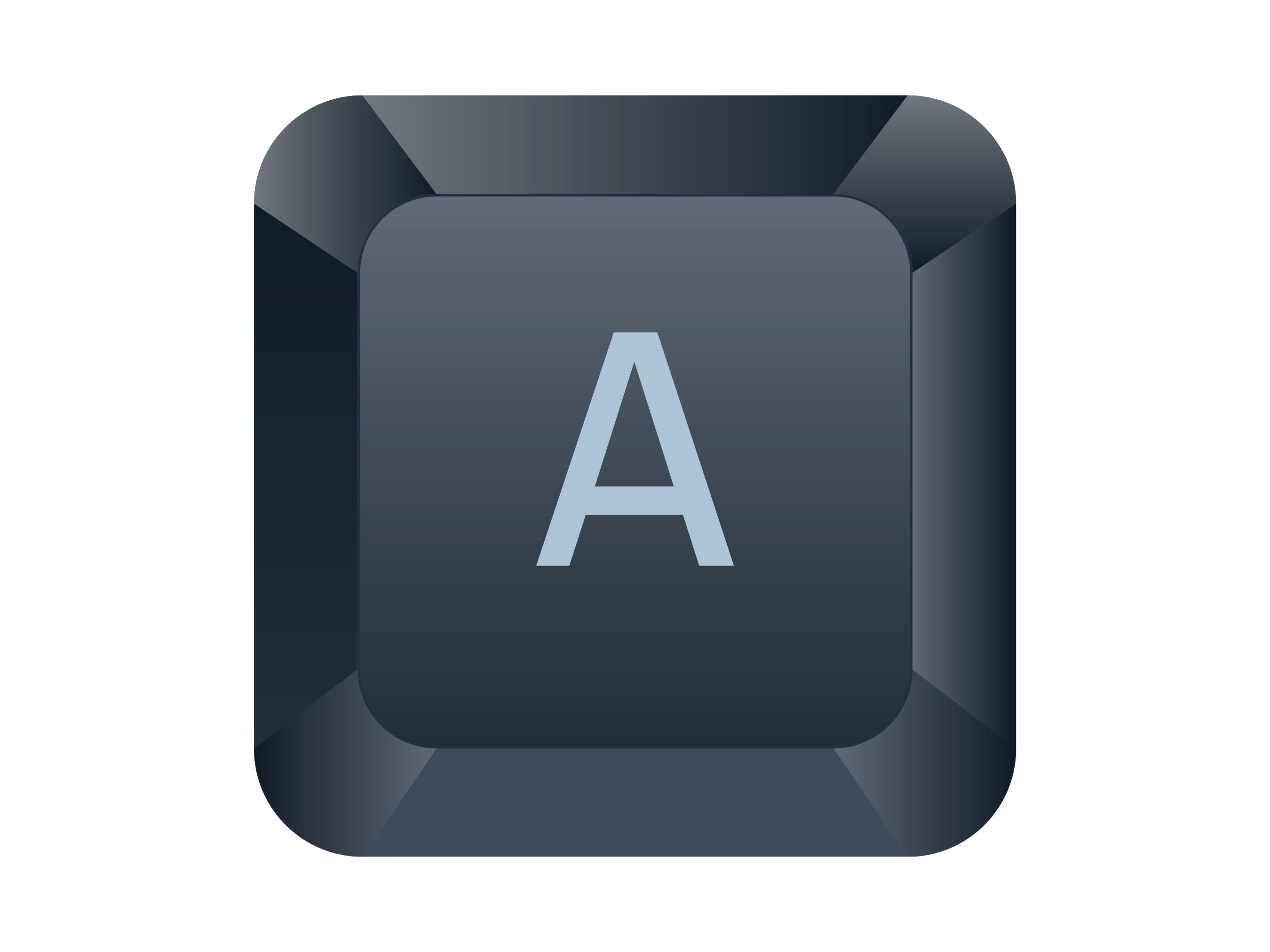 Black Keyboard Alphabet, Keycaps Alphabet Vector Png Svg Eps Ai, Key ...