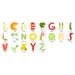 Fruit and Vegetable Alphabet Clipart, Fruit and Vegetable Alphabet ...