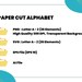 Paper Cut Alphabet Clipart, Paper Cut Alphabet Vector Png Svg Eps Ai ...