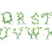 Plant Alphabet Clipart, Botanical Alphabet Vector Png Svg Eps Ai ...