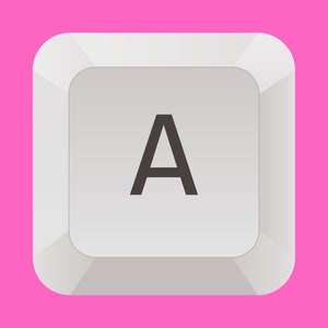 White Keyboard Alphabet, Keycaps Alphabet Vector Png Svg Eps Ai, Key ...