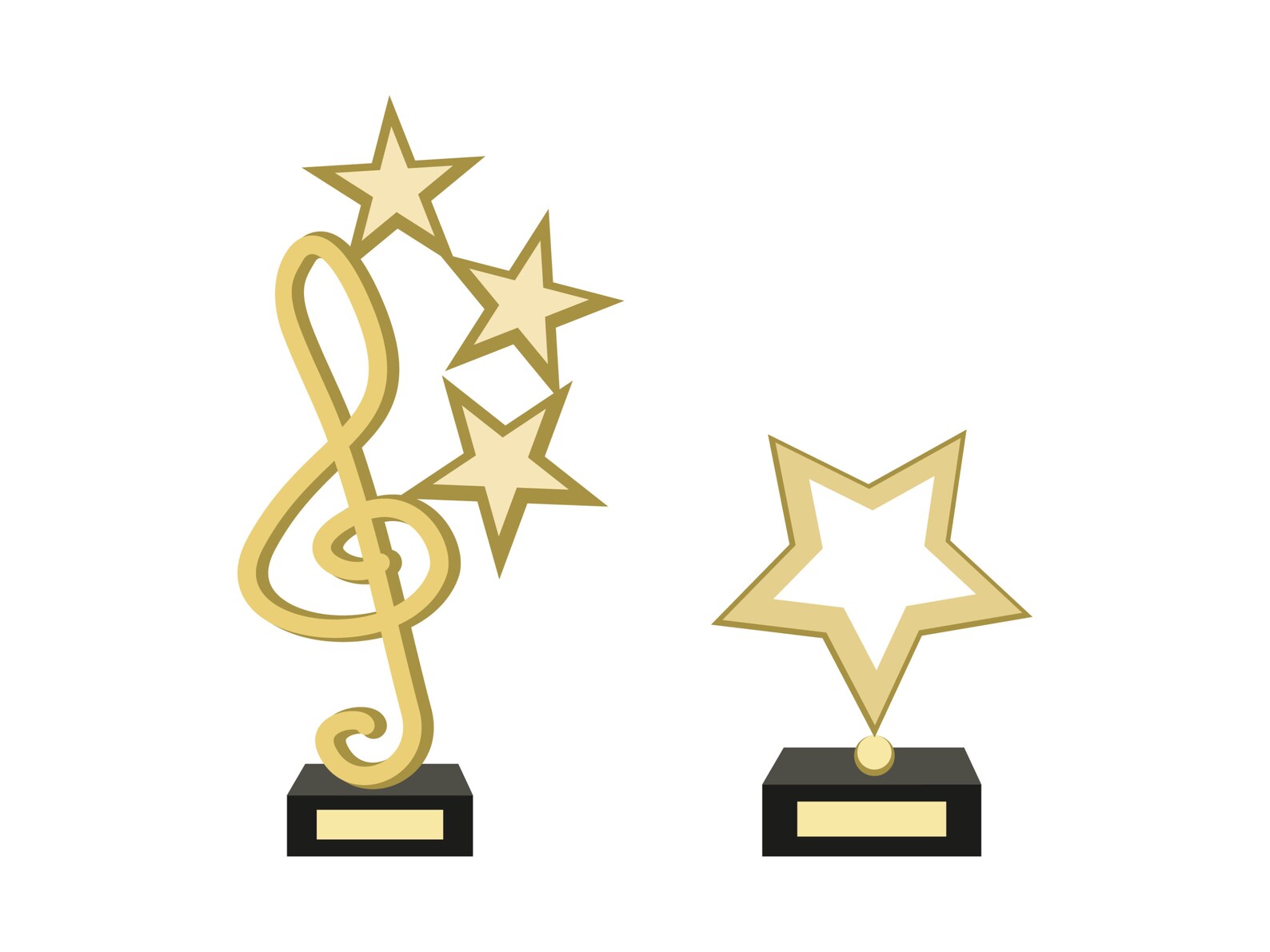 Gold Trophy Clipart, Medal Vector Png Svg Eps Ai, Award Clipart ...