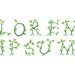 Plant Alphabet Clipart, Botanical Alphabet Vector Png Svg Eps Ai ...