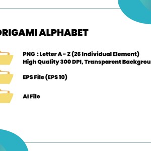 Origami Paper Alphabet Clipart, Folding Paper Alphabet Vector Png Eps ...