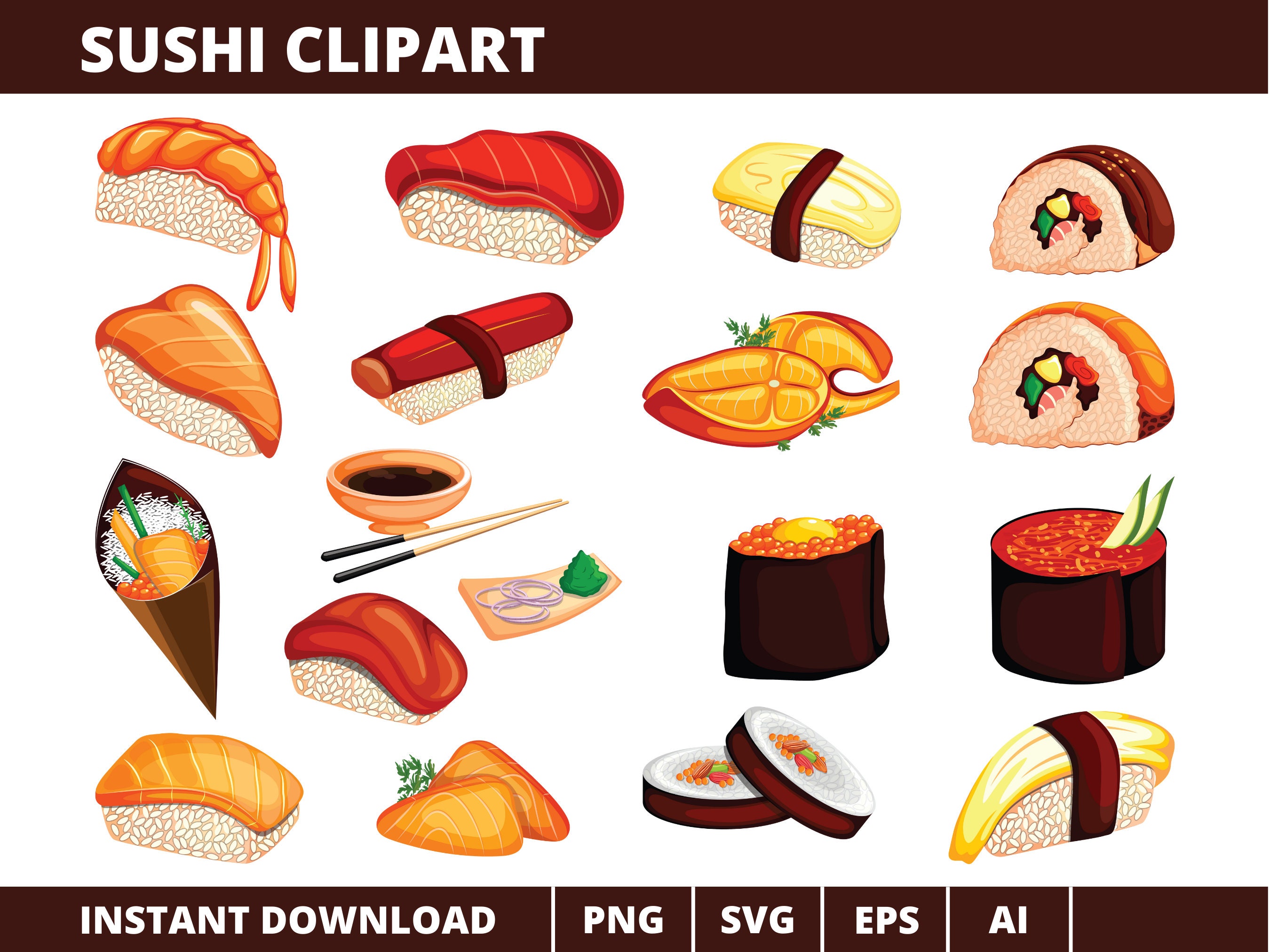 Free Sushi Clipart