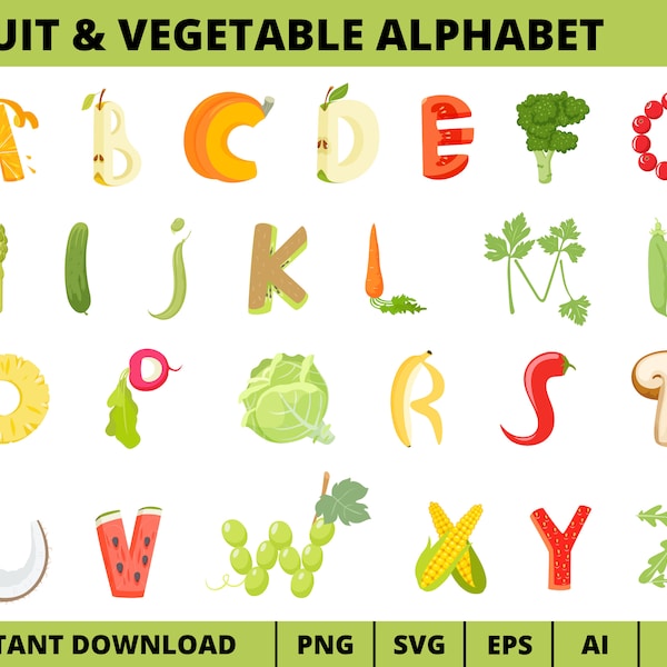 Fruit and Vegetable - Etsy