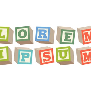 Baby Blocks Alphabet Clipart, Toy Blocks Alphabet Vector Png Svg Eps Ai ...